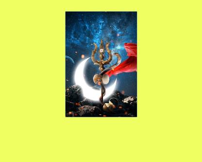 Shiv Unique Image, Wall Poster Photographic Paper - Religious, Art ...