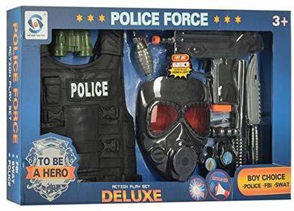 Jr. Billionaire Police Simulation play kit Police force set and dress ...