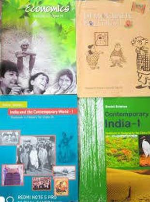 Combo Of 4 Books Of SOCIAL SCIENCE For Class 9 NCERT( HISTORY ...