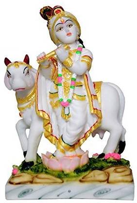 FABZONE Bal Krishna | Cow Krishna | Bal Gopal Decorative Showpiece - 25 ...