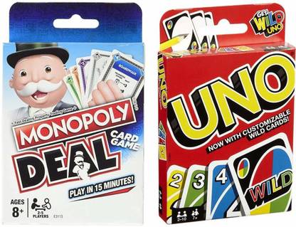Wonder Star Monopoly Deal and Uno Cards Set Combo ( Set of 2 ...