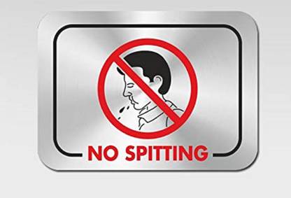 KYOTO NO SPITTING Emergency Sign Price in India - Buy KYOTO NO SPITTING ...