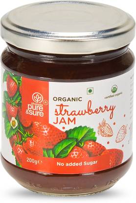 Pure & Sure Organic Strawberry Jam 200Gms 200 g Price in India - Buy ...