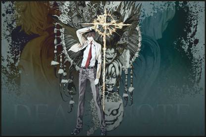 Death Note Anime Poster | ryuk, Rim, Light Yagami 6 | (12x18) inches ...