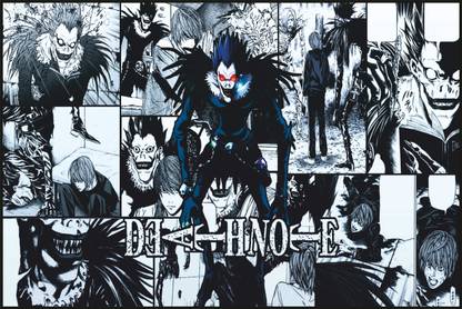 Death Note Anime Poster | Main Character | Comic Poster 14 | (12x18 ...