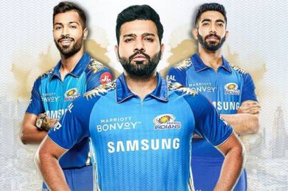 IPL Team Poster For Room/Office|Cricket Poster | IPL 2020 Team - Mumbai ...
