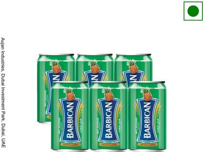 Barbican Pineapple Flavoured Non-Alcoholic Malt Drink Beer 330 ml x 6 ...