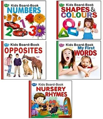 Sawan Kids Board Book- (Numbers,Nursery Rhymes,Opposites,My First Words ...