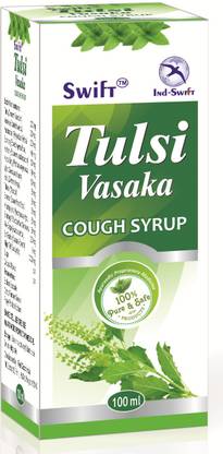 Ind swift Tulsi Vasaka Cough Syrup – Immunity Booster Syrup – Cold ...