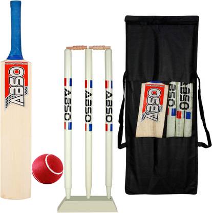 Cricket Bat And Ball And Wickets