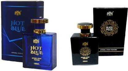 Buy Sonnet Hot Blue & Black Pulse Perfume 100ML Each (Pack of 2) Eau de ...