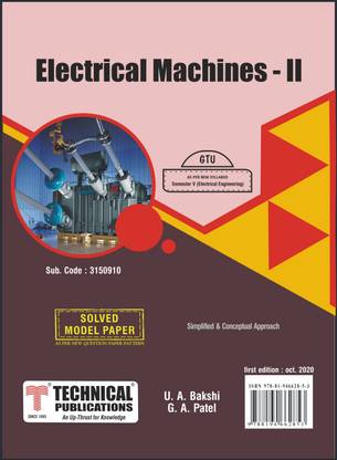 Electrical Machine- II for GTU 18 Course (V - Electrical - 3150910 ...