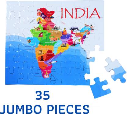 Moray Gamingo Box: India Map Puzzle| Educational Learning Game for Kids ...