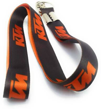 Key Era KTM Logo Id Card Holder Hook Long Fabric Keychain Key Chain ...