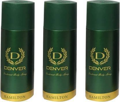 DENVER GREEN (PACK OF 3) Body Spray - For Men & Women - Price in India ...