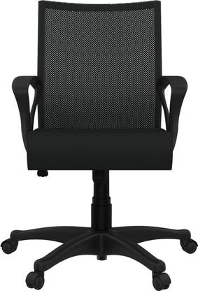 Godrej Interio Oxbo Mid Back Fabric Office Arm Chair Price in India ...