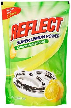 Reflect Super Lemon Power Dishwash Concentrated Gel Dish Cleaning Gel ...