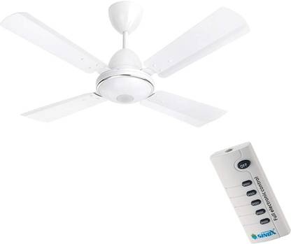 SINOX 12V DC BLDC 900 mm Remote Controlled 4 Blade Ceiling Fan Price in ...