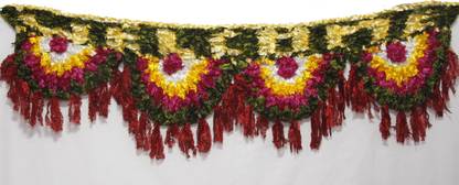 Ecommall Welcome toran/bandarbar/bandarwal for main door/temple door ...