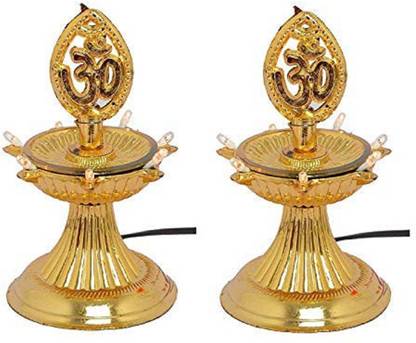 M2 LOOK Single Layer Electric Diya Deepak Light Lamp LED Light for Home ...