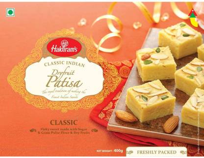 Haldiram's Classic Indian Dryfruit Patisa (Pack of 1) Box Price in ...