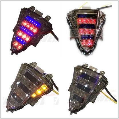 J T Auto YZF R15 V2 Tail Light with Integrated signal Lights Brake ...