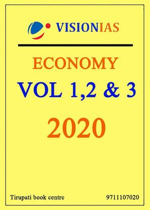 Vision IAS Economy vol - 1, 2 & 3 [english Medium] (Paperback) - 2020 ...
