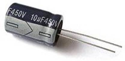 EMERGING TECHNOLOGIES 10 PCS 10uF 450V Electrolytic Capacitor Radial Electronic Components ...
