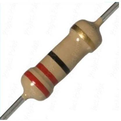 EMERGING TECHNOLOGIES 50 PCS 22 OHM 1W CARBON FILM RESISTOR 22E Fixed ...