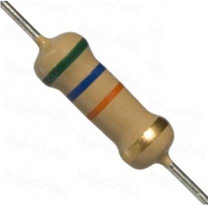 EMERGING TECHNOLOGIES 50 PCS 56K OHM 1W CARBON FILM RESISTOR 56K (CFR ...