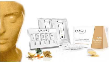 Casmara Facial Kit - Skin Sensations Treatment –6 Steps, Single Use Tubes, Easy to Use, For ...