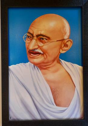 Art collection Art collection of Mahatma Gandhi Photo frame Ink 19 inch ...