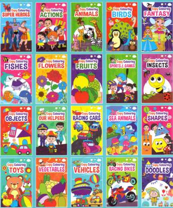Copy colouring book - Colouring book for kids set of 20 books: Buy Copy ...