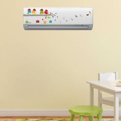 Shree Décor 91 cm Multi Color Decorative Air conditioner Sticker - AC ...