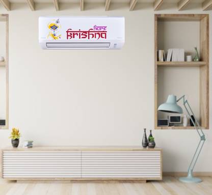 Aalam Designs 31 cm Multi Color Decorative Air conditioner Sticker - AC ...