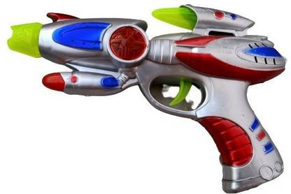 RZWORLD Light Up Spin Ball Blaster Toy Gun with Thrilling Multicolor ...