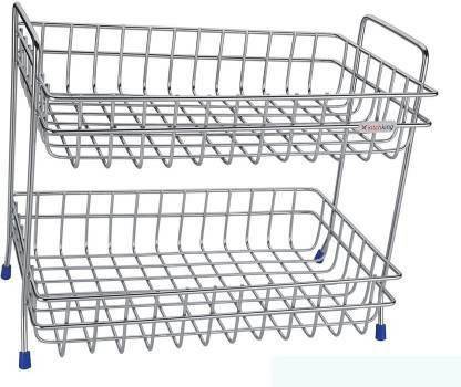 BHADIYADRA EMPIRE 2 Layer Vegetable Trolley (Jali) Fruits/Vegetables ...