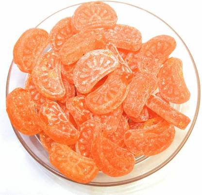 GO HUNGRY Orange Candy/ Narangi Goli/ Santra Goli (Khatti Meethi Goli) (400 gms) Orange Candy ...