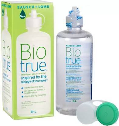 Bio True Contact Lens Solution (300 ml) Contact Lens Solution Price in ...