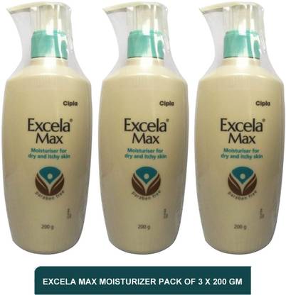 Excela moisturizer - best moisturizer for dry skin(pack of 3)200g ...