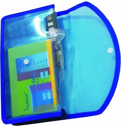 Flipkart.com | futureX plastic File Folder-Flexi Button Bag Cheque Book ...