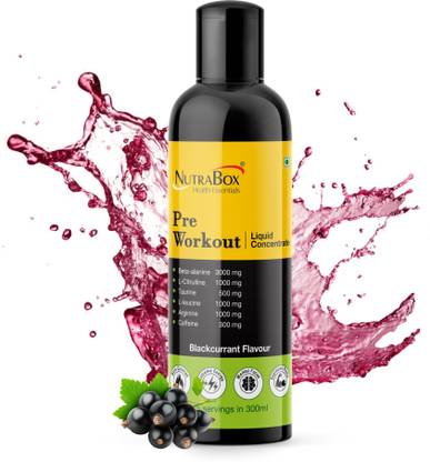 NUTRABOX Pre Workout liquid Gym Supplement Energy/Performance/Body ...