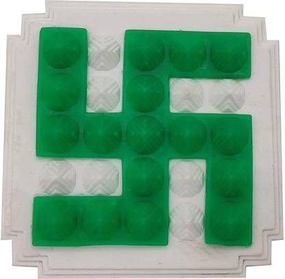Plus Value Green Swastik Pyramid 2.5inch Pair for Vastu Remedies ...