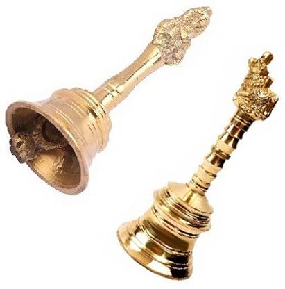De-Ultimate Combo Of Nagpari Head Pooja Puja ( 1 No ) Bell Ghanti With ...