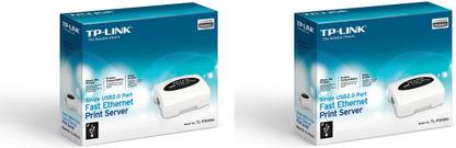 TP-Link TL-PS110P Single Parallel Port Fast Ethernet Print Server 50 Mbps Wireless Router - TP ...