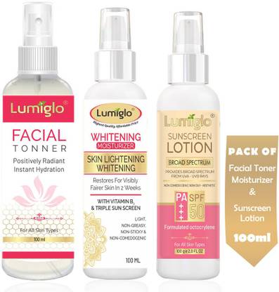 lumiglo Combo Pack Of Revitalift Facial Toner | Radiant Boost Whitening ...