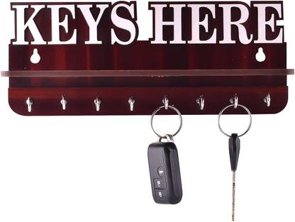ASCES Beautiful Wooden Key Holder Design 10 Wood Key Holder Price in ...