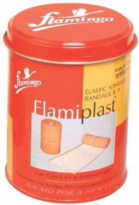 FLAMINGO flamiplast Elastic Adhesive Bandage B.P. ( 10CM Width X 4/6 M ...