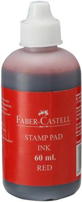 FABER-CASTELL Stamp Pad Ink - 60ml (Red) Stamp Pad Ink Price in India ...