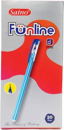 saino Funline Blue Ball Pen - Buy saino Funline Blue Ball Pen - Ball ...